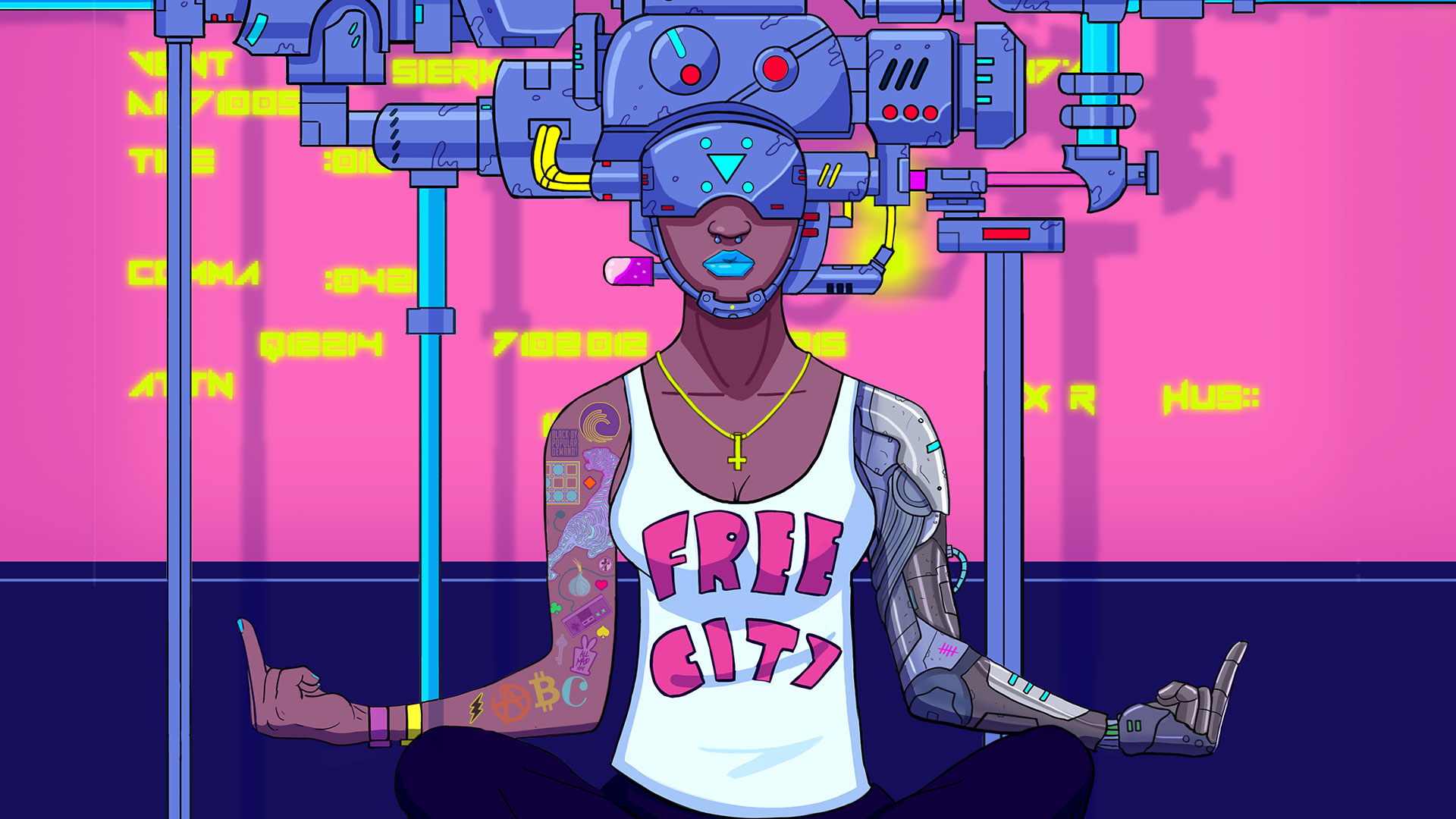 Neon Wasteland Augmented Reality Comic - Screendiver